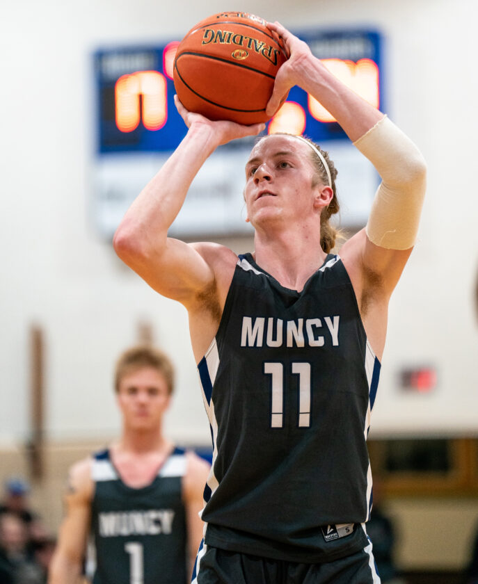 Eyer reaches 1,000 career points and helps Muncy defeat Warrior Run ...